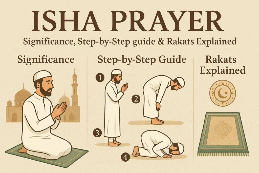 Isha Prayer: Significance, Step-by-Step guide & Rakats Explained
