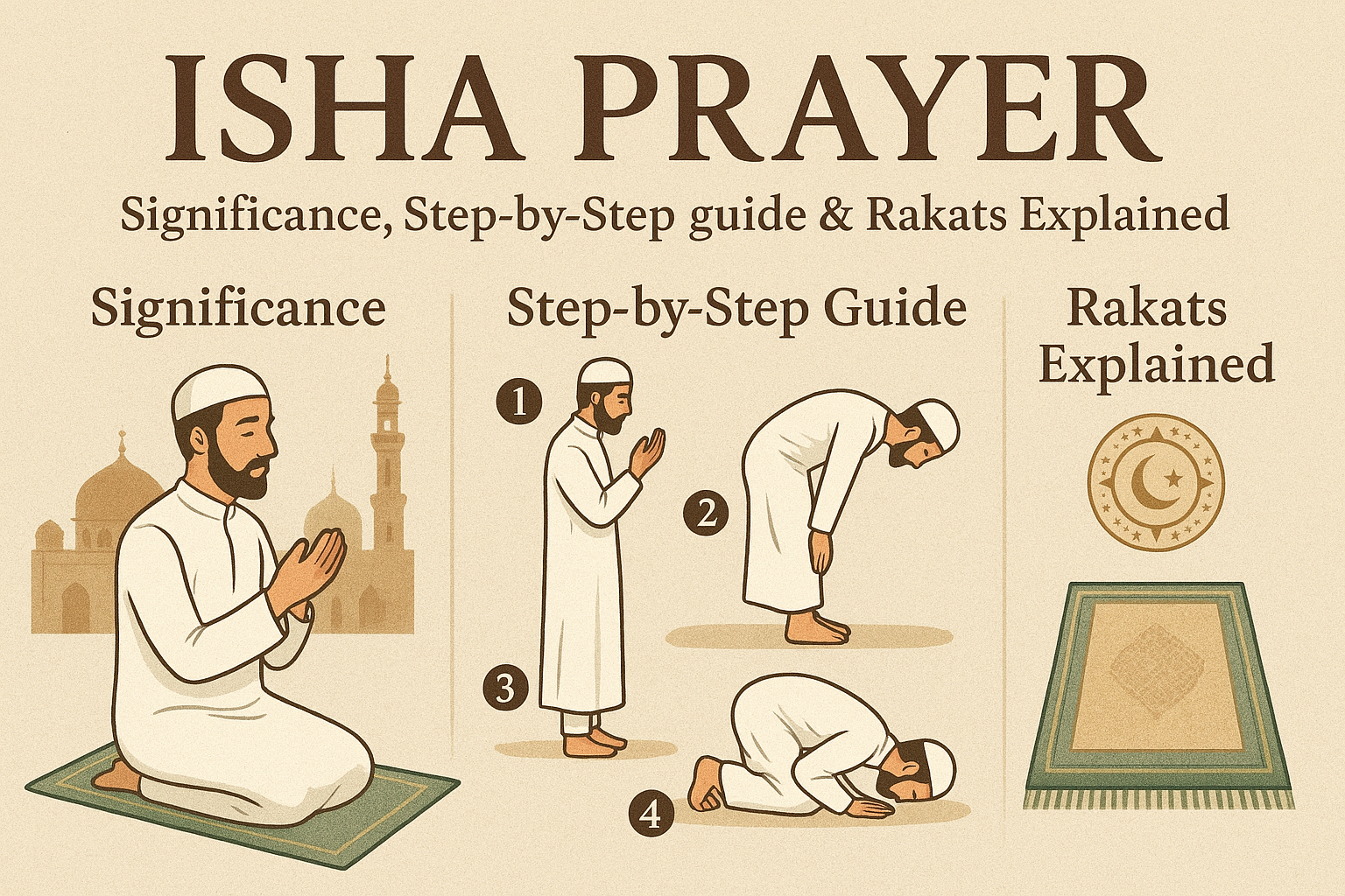 Isha Prayer: Significance, Step-by-Step guide & Rakats Explained